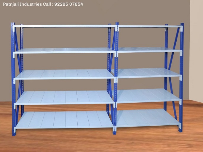 Patanjali Industries | +919228507854 | Slotted Angle Storage Rack, Two ...